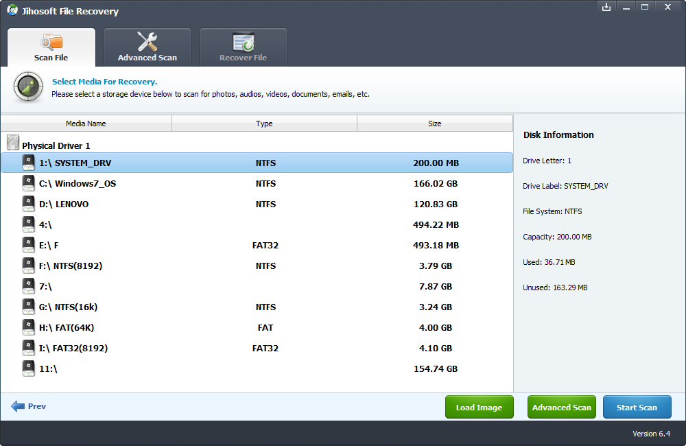 Thanks for installing Jihosoft File Recovery