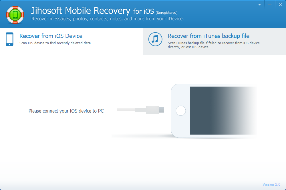 Thanks for installing Jihosoft MobileRecovery for iOS Devcie(iPhone, iPad, iPod)